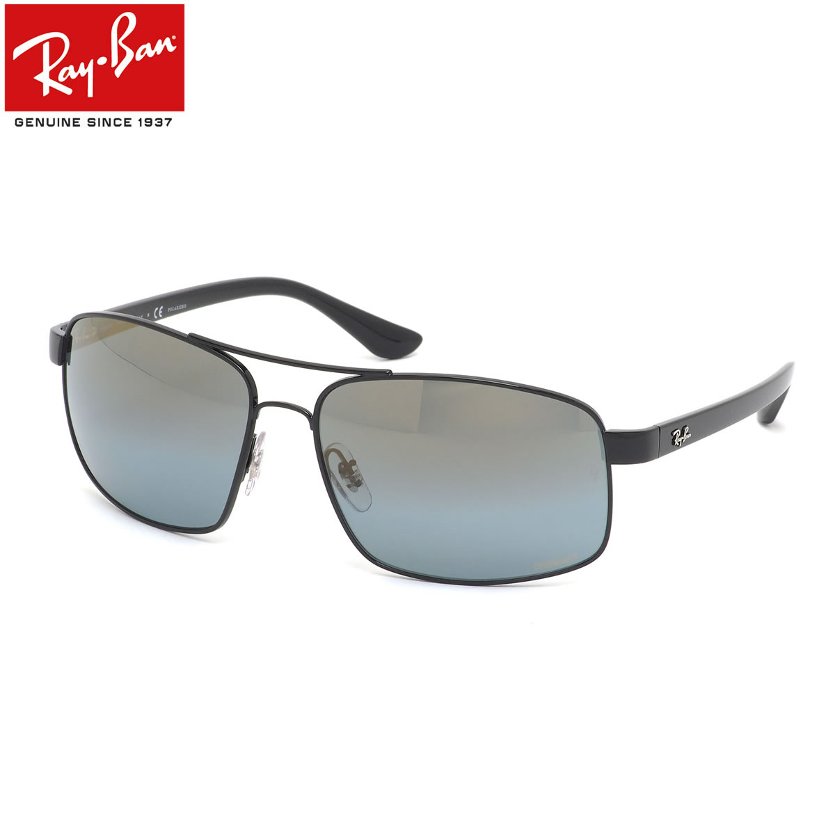 Ray-Ban レイバン サングラス RB3604CH ツーブリッジ 62サイズ 002 ミラーレンズ ポラライズド J0 度数付き対応 ...