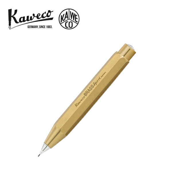 【楽天市場】カヴェコ ブラススポーツ シャープペンシル ブラス 0.7mm KC-BRS-MP-BRS：こだわり文房具のアーティクル