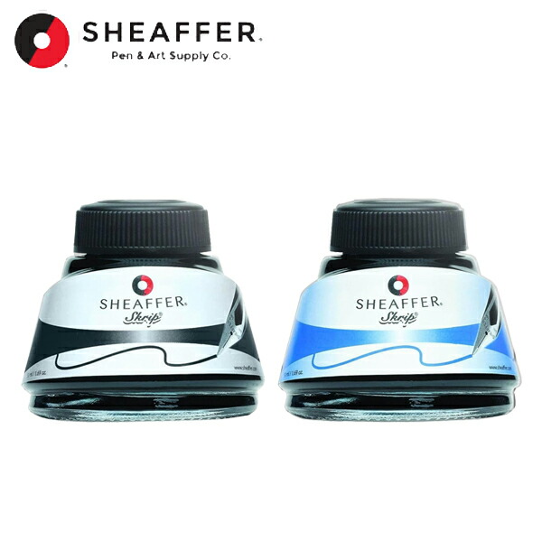 【楽天市場】シェーファー ボトルインク 万年筆 ブラック/ブルー SF-INK：こだわり文房具のアーティクル