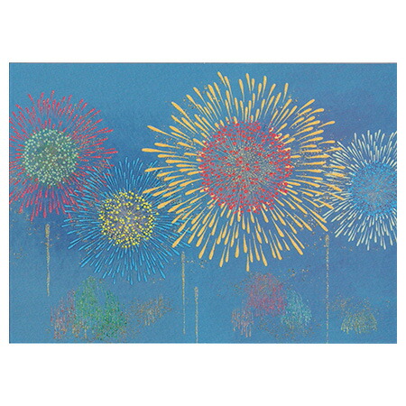 【楽天市場】夏柄ポストカード 花火 1枚入 PN-1292 ※30個までメール便可能 EASE M在庫-2-C2：The 文房具 令和万葉堂