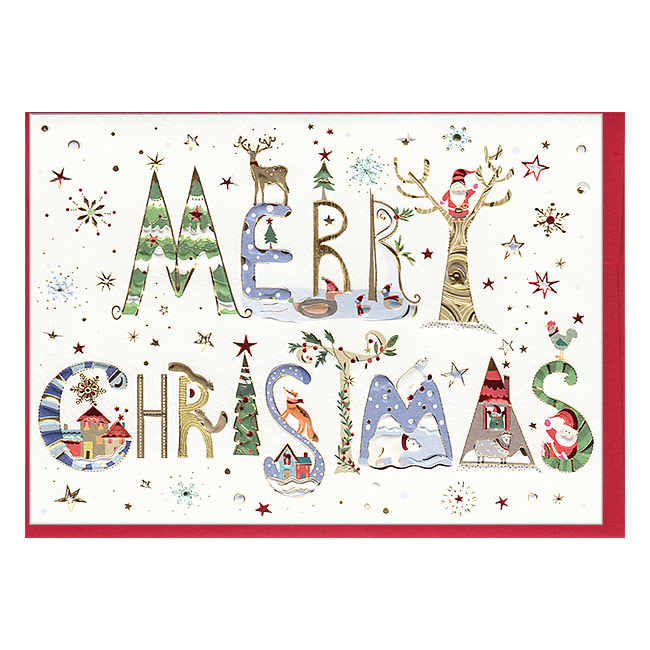 【楽天市場】クリスマスカード 1枚入 GX-4402 28枚までメール便可能 EASE M在庫-2-C2：The 文房具 令和万葉堂