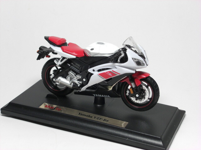 【楽天市場】YAMAHA YZF-R6 バイク模型 1/18 ヤマハ YZF−R6 オートバイ：エイコウストア 開運金運縁起万屋