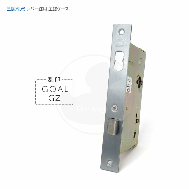 【楽天市場】【10/4 20:00～ 全品P10倍】三協アルミ 錠ケース GOAL GZ バックセット64mm TXタイプ型 左右勝手兼用 レバーハンドル錠 PKD8872AA BS64 FT ...