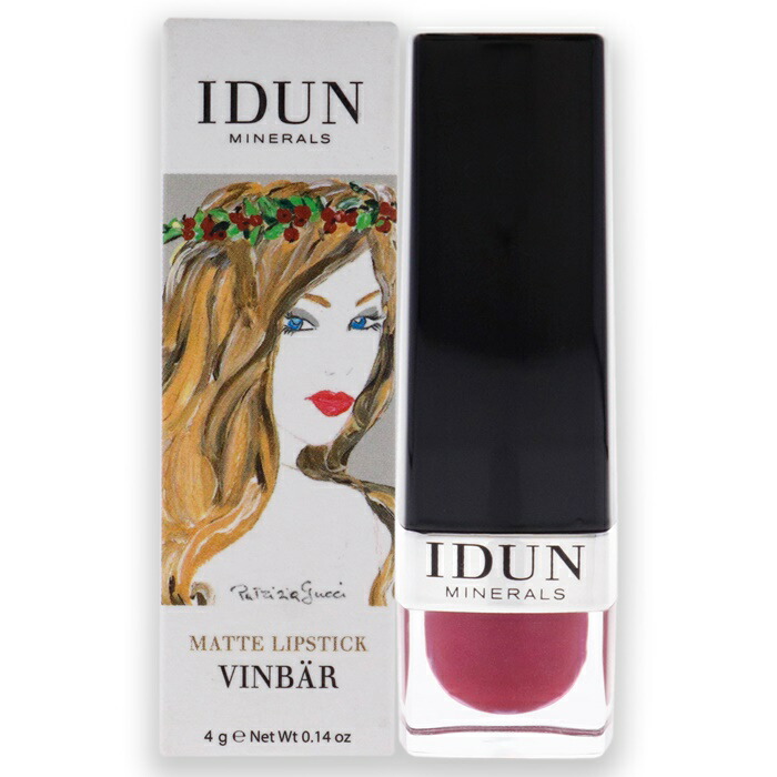 【楽天市場】【月間優良ショップ受賞】 Idun Minerals Matte Lipstick - 105 Vinbar Idun ...