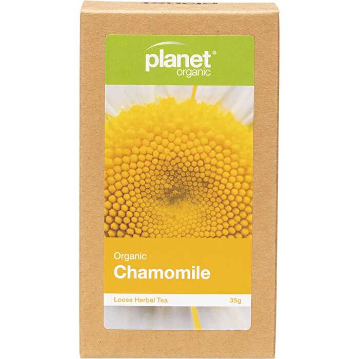 【楽天市場】Planet Organic Organic Herbal Tea Chamomile Loose Leaf 35g：The ...