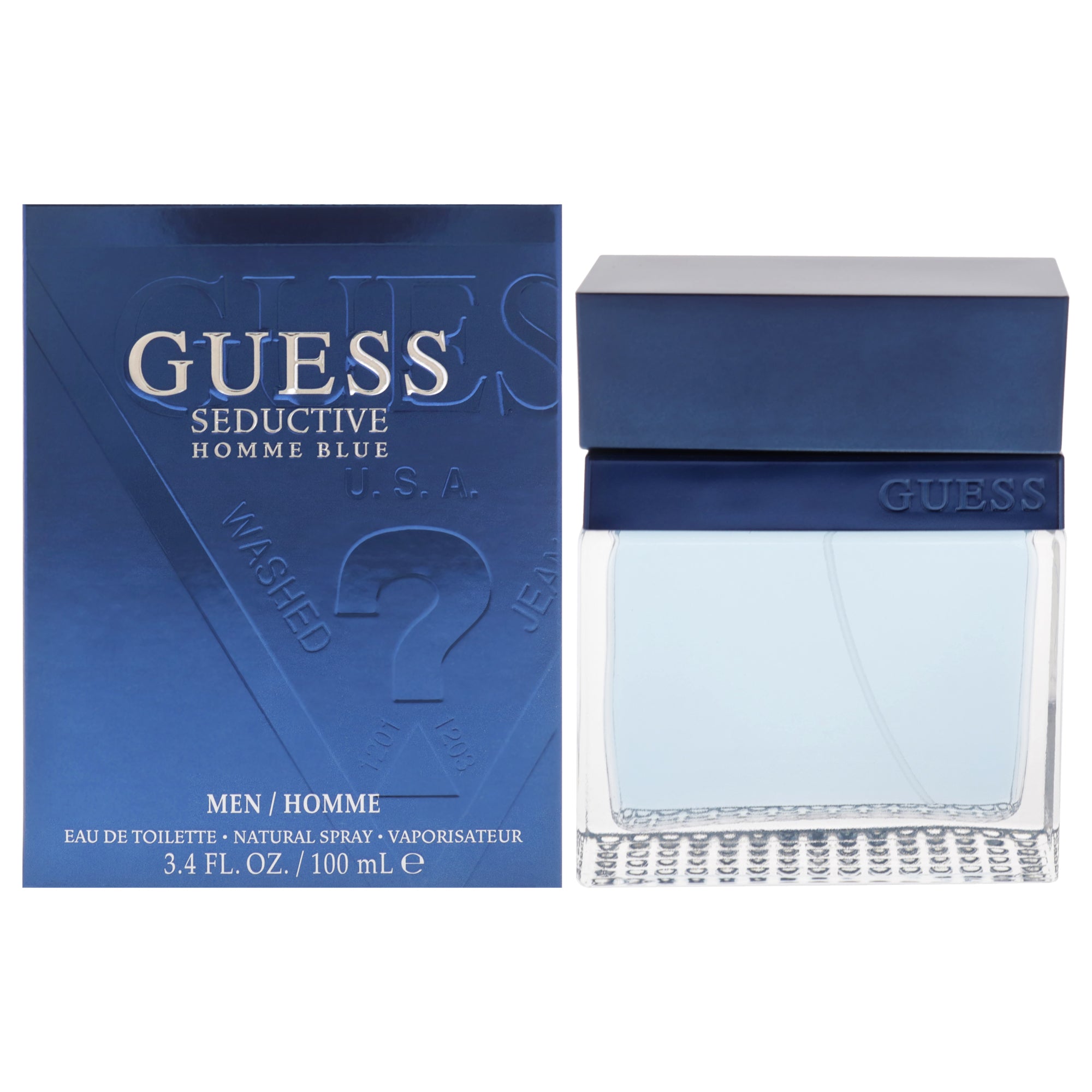 【楽天市場】Guess Guess Seductive Homme Blue by Guess for Men - 3.4 oz EDT ...