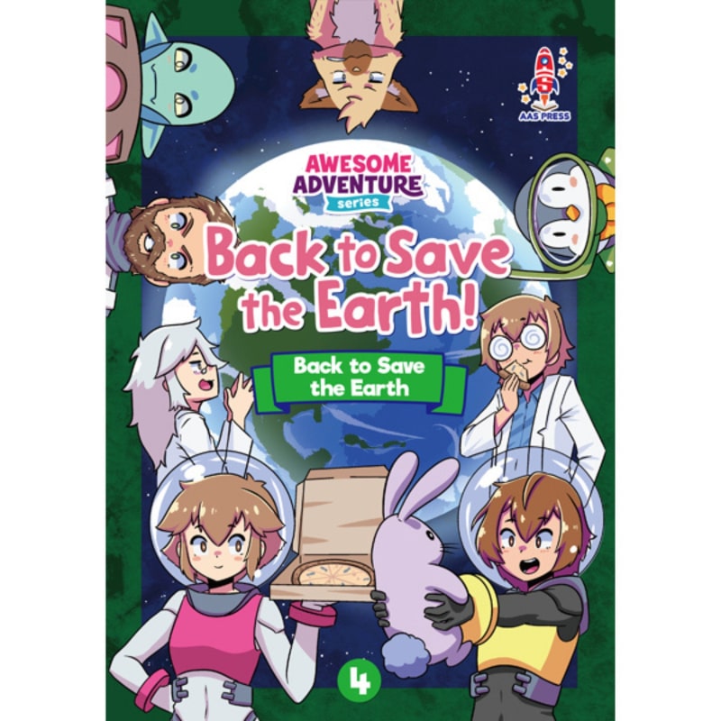 【楽天市場】AAS Press 【Awesome Adventure Level 3 Back to Save the Earth! Reader 4 Back to Save the ...