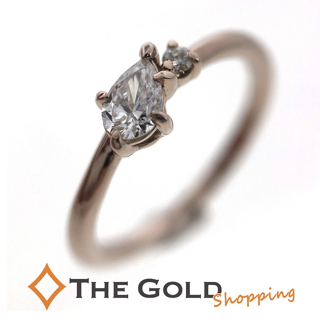 【楽天市場】ete エンゲージメントリング 630657 8号 ダイヤモンド 0.211ct 0.01ct ピンクゴールド K18 750 ジュエリー アクセサリー 指輪・リング 【中古 ...