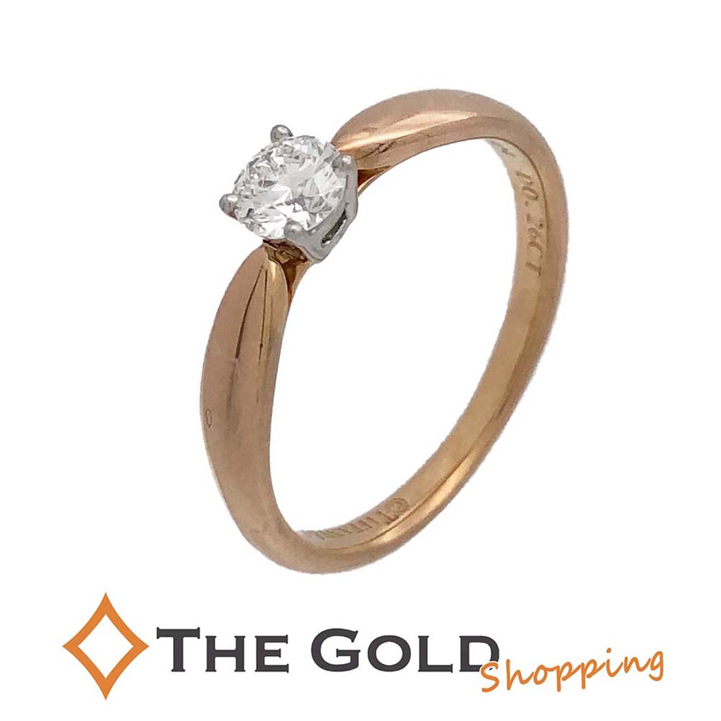 【楽天市場】ティファニー ハーモニーリング 10号 750 PG PT950 1PD ダイヤモンド 0.26ct ピンクゴールド プラチナ レディース ジュエリー Tiffany&Co ...