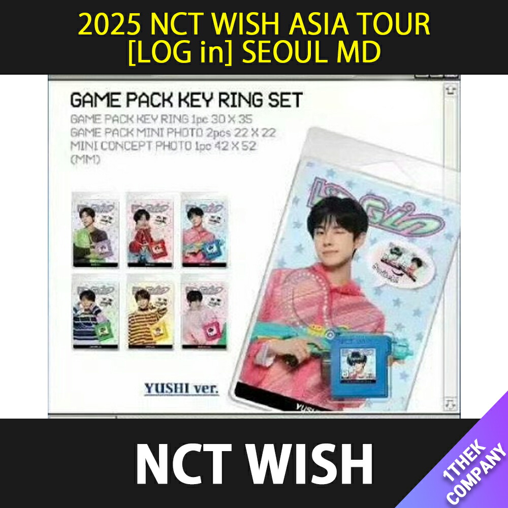 【楽天市場】[K-POP] 送料無料 [GAME PACK KEY RING SET] (メンバー選択) NCT WISH 2025 NCT WISH ASIA TOUR [LOG in ...