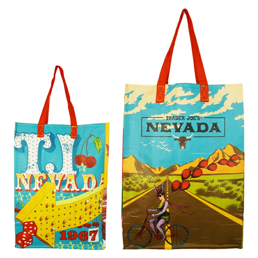 【楽天市場】【クリックポスト対応可】男女兼用 トートバッグTRADER JOE'S NEVADA TOTE BAGトレーダージョーズ ネバダ ...