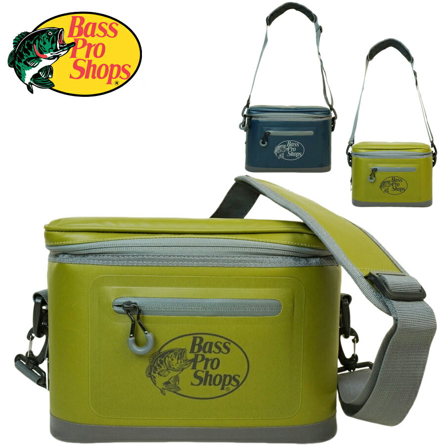 【楽天市場】BASS PRO SHOP バスプロショップ6-CAN COOLER 6缶用クーラーバッグOLIVE NAVY オリーブ ネイビー ...