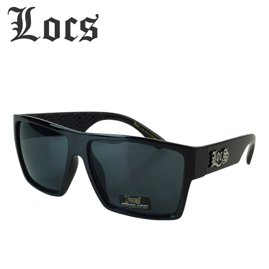 【楽天市場】メンズ サングラス【定形外郵便対応可】LOCS ローク ロックス8LOC91105 SUNGLASSES サングラスBLACK ...