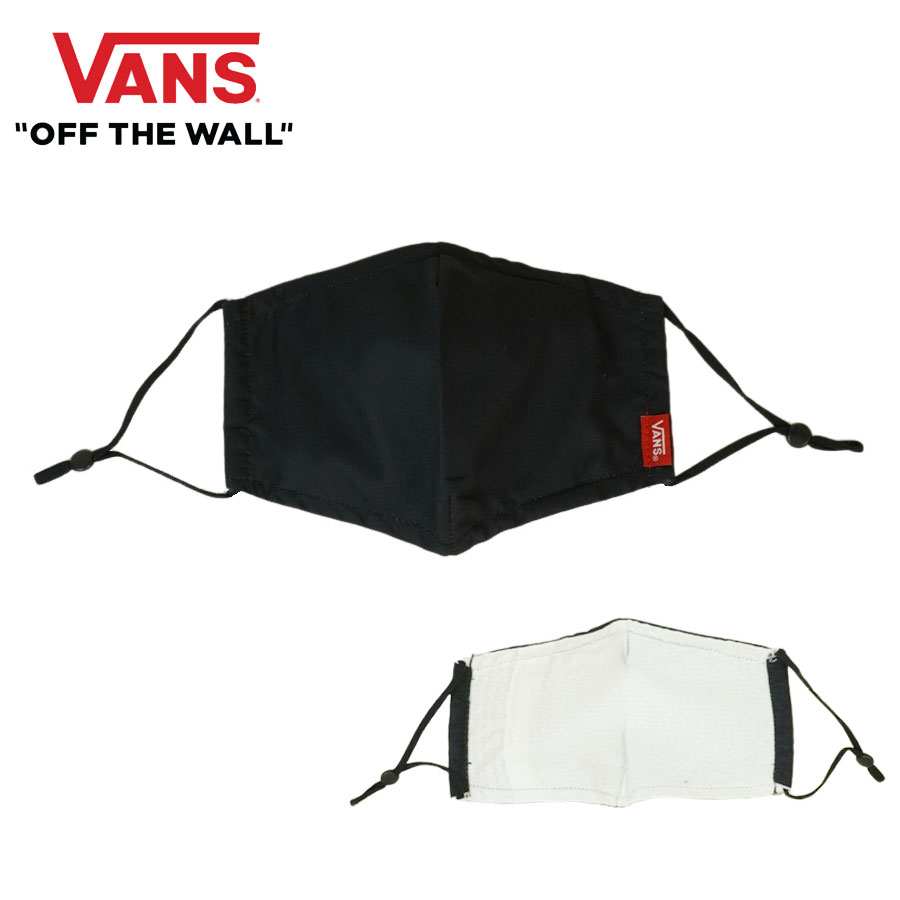 【楽天市場】【クリックポスト対応可】VANS バンズ ヴァンズ男女兼用 マスクVANS MASK BLACK ブラック 黒BLACK ブラック ...
