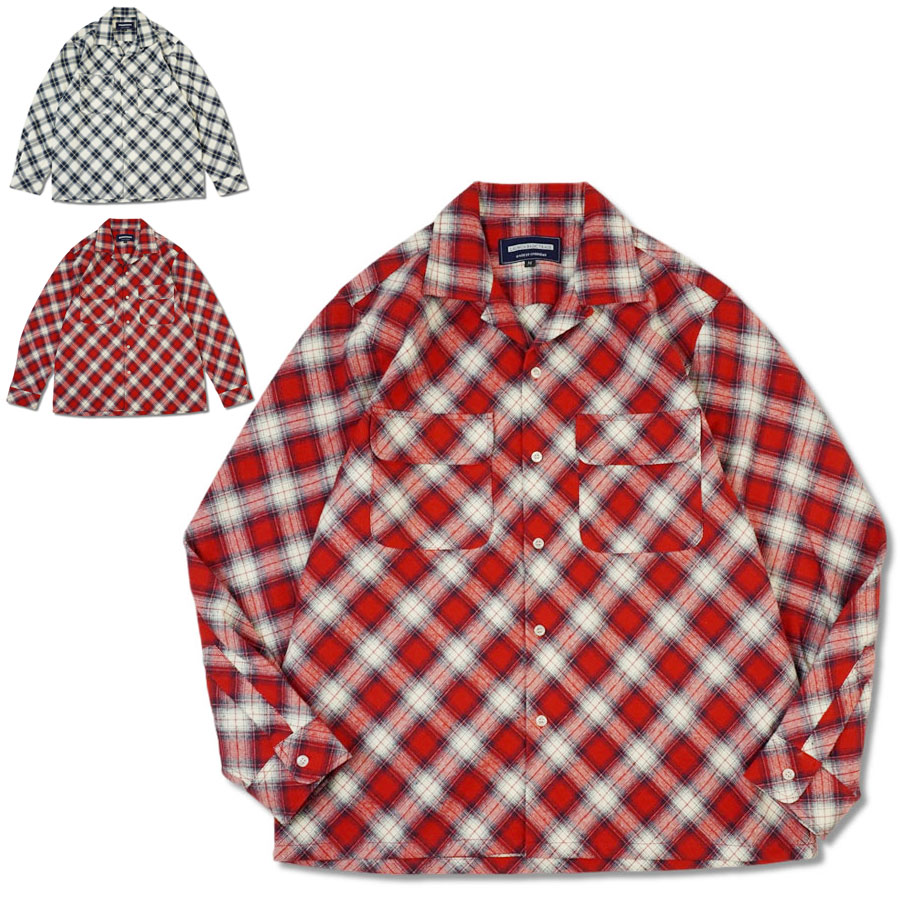 【楽天市場】男女兼用 開襟シャツオープンカラーシャツ OPEN COLLER SHIRTSLAUNCH BASIC TRADEラウンチ ...