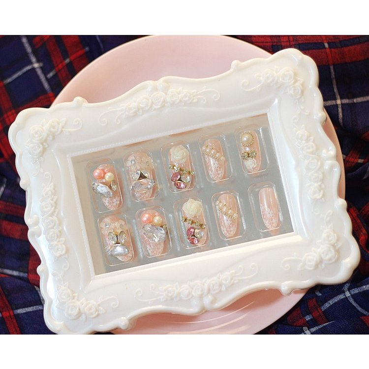 【楽天市場】送料無料 ギフト デザインネイルチップ つけ爪 お得な24枚set セット ネイルアート デコネイル 成人式 結婚式 披露宴 ネイルチップ ネイルパーツ J123103:安カワ