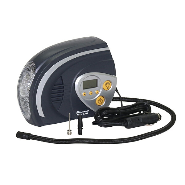 【楽天市場】大自工業/メルテック ML-270 エアーコンプレッサー DC12V用 カー用品：ザ・パワフル