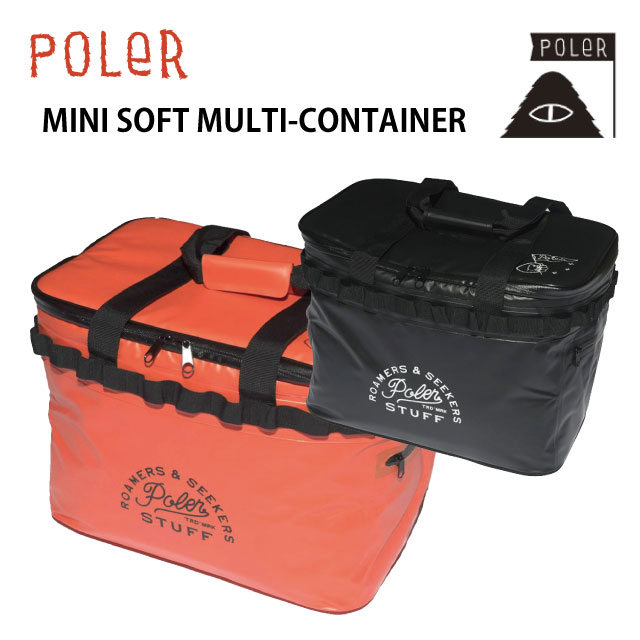 【楽天市場】ミニソフトコンテナ/春夏秋冬/クーラーボックス・キャンプギア・サーフグッズ/POLER/ポ−ラ−/ORANGE・BLACK/30L/メンズ・レディース/POLER MINI ...