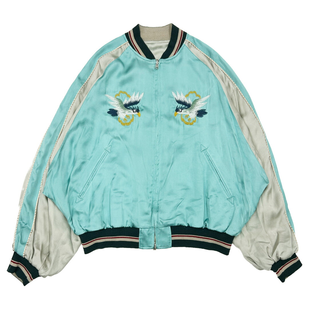 【楽天市場】DAIRIKU 【ダイリク】 Tiger&Hawk Big Sleeve Ska Jumper Aqua×Gray (26SS ...