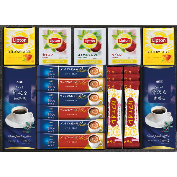 【楽天市場】AGF＆リプトン 珈琲・紅茶セット BDA-30 コーヒー 珈琲 紅茶 AGF リプトン カフェタイム ブレイクタイム おやつタイム 詰め合わせ セット ギフト プレゼント お祝い ...