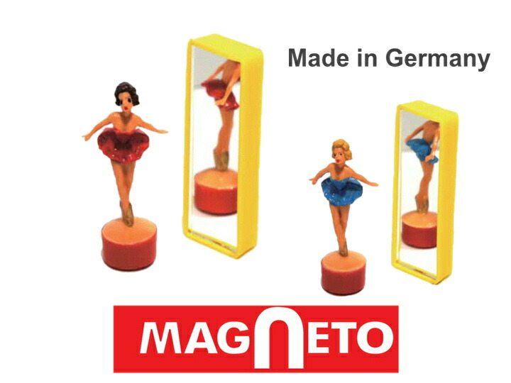【楽天市場】【MAGNETO マグネティックDANCEドール（2色）】ドイツ マグネット 玩具 ノスタルジック インテリア かわいい レトロ ...