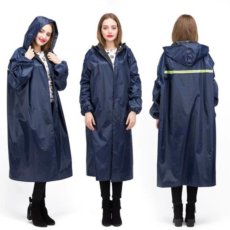 【楽天市場】【店長おすすめ】レインコート レディース ロング 長め 軽量 袖口ゴム レインウェア 自転車 バイク 通勤 通学 アウ 防水 撥水 ...