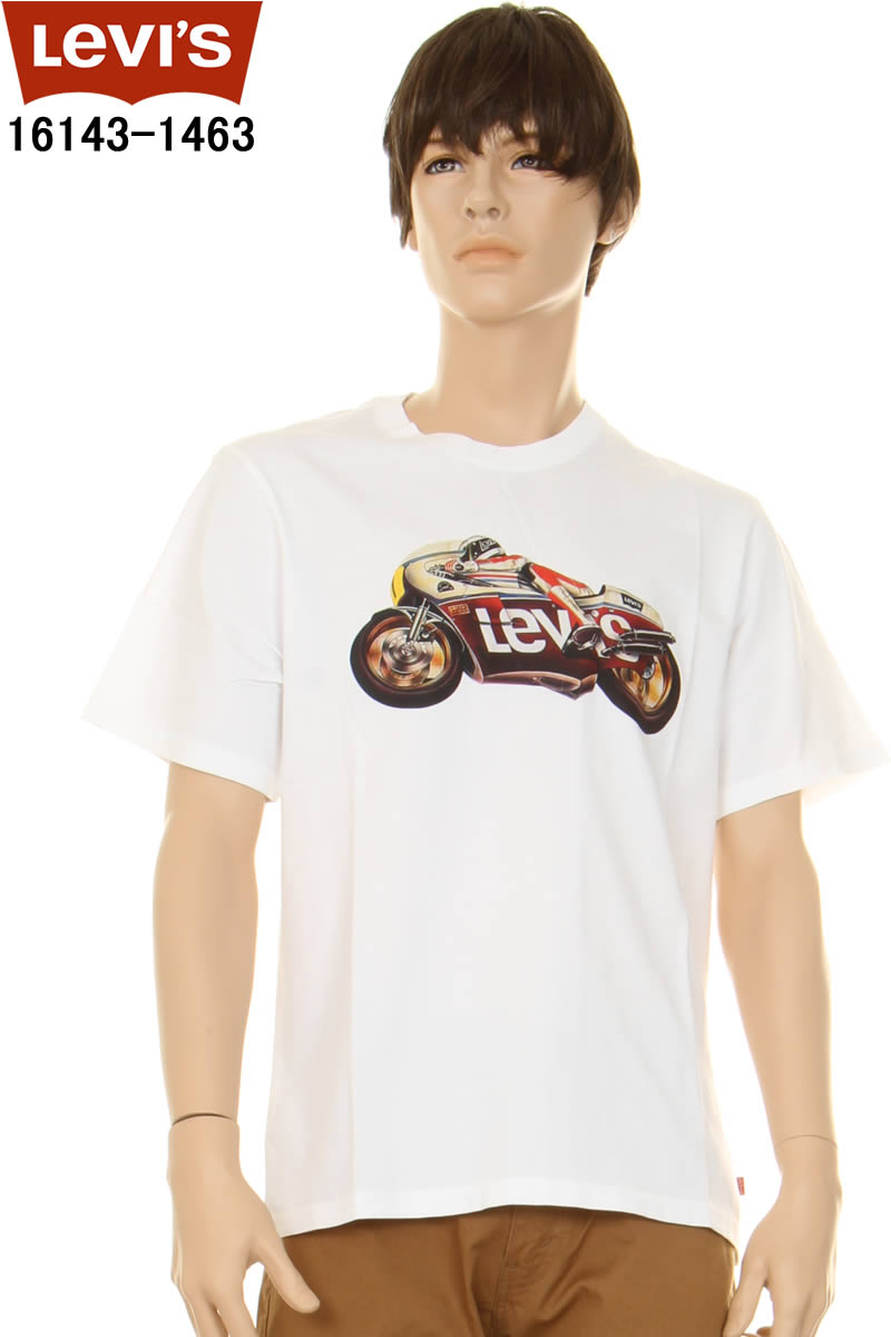 【楽天市場】Levi's T-SHIRTS 16143-1463 リラックスフィット グラフィック Tシャツ ホワイト リーバイスTシャツ ...