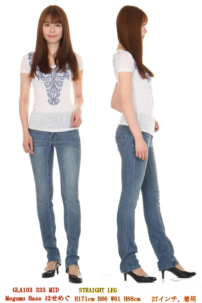 【楽天市場】GOLD LOVE LOS ANGELES GLA103 美脚 美尻 ストレートジーンズ ゴールドラブ GLA103-111-222-333 ダーク ミッド リンス ツバキオイル ...