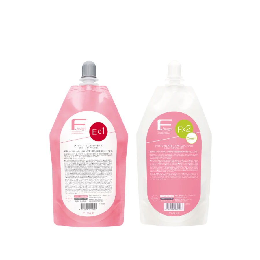 【楽天市場】【 1剤 2剤 セット 】フィヨーレ FIOLE BLストレート FEc 400g & クリームフィックス2 400g Fx2 ...