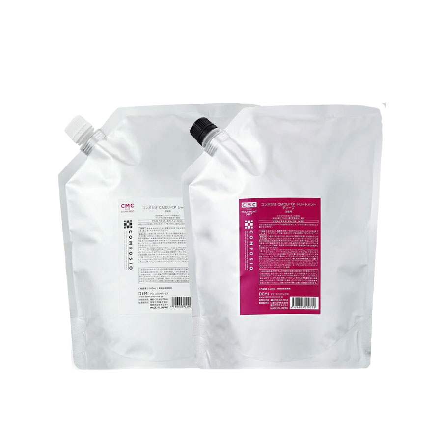 【楽天市場】【 セット 】CMCリペア シャンプー & トリートメント ディープ 2000mL リフィル レフィル 詰め替え用 DEMI コンポジオ デミ COMPOSIO：スリーピースマート ...