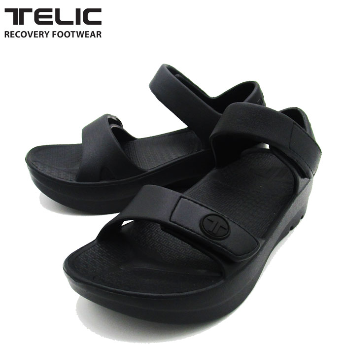 【楽天市場】即納 送料無料 25SS新作 テリック TELIC リカバリーサンダル ストラップサンダル ANKLE STRAP-Black ブラック：Three.R Store