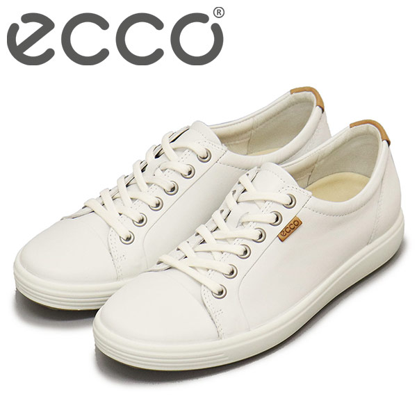【楽天市場】正規取扱店 ECCO (エコー) 43000301007 SOFT 7 W WOMEN'S ウィメンズ スニーカー WHITE ...