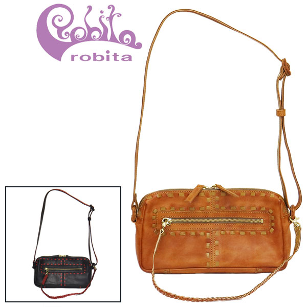 【楽天市場】正規取扱店 robita (ロビタ) CT-019 カウレザー ショルダーバッグ ファスナー付き 全2色 RBT067：THREE WOOD 楽天市場店