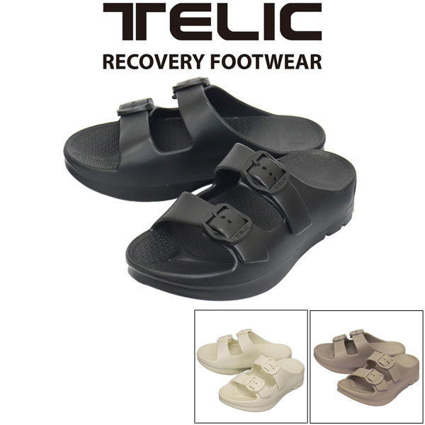 【楽天市場】正規取扱店 TELIC (テリック) W-BUCKLE 2 ダブルバックル サンダル 全3色 TL014：THREE WOOD 楽天市場店