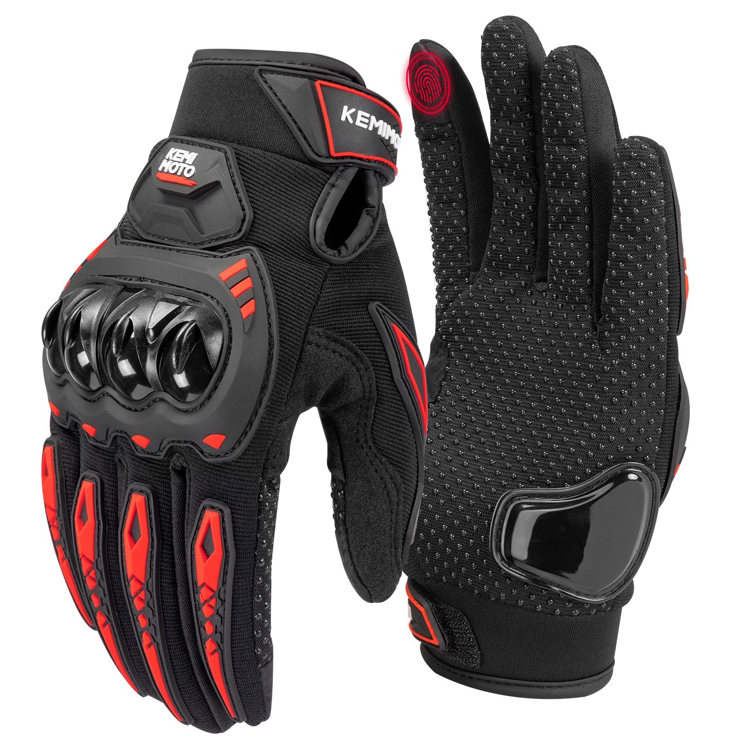 【楽天市場】KEMIMOTO バイク グローブ 夏 春 メッシュ スマホ対応 夏用グローブ バイク手袋 バイク用グローブ オールシーズン レディース メンズ オートバイ 作業 登山 レッド L ...