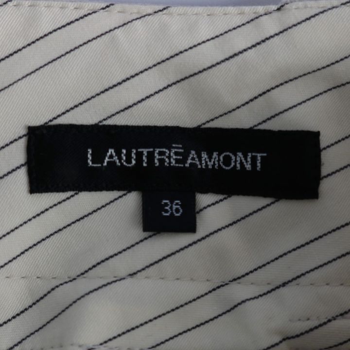 【楽天市場】ロートレアモン ワイドパンツ 無地 ロングパンツ ボトムス レディース 36サイズ ホワイト LAUTREAMONT 【中古】：Thumbs-up