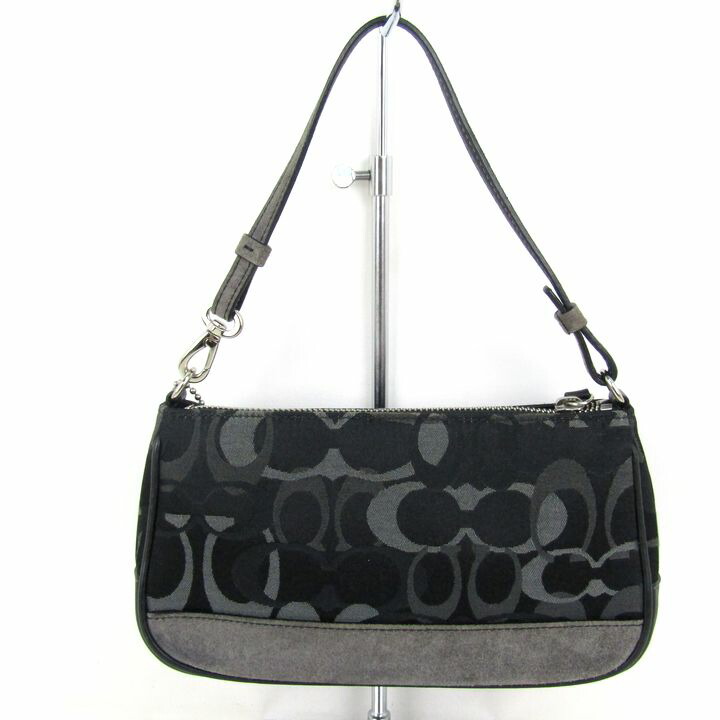 【楽天市場】コーチ ハンドバッグ シグネチャー アクセサリーポーチ 7027 鞄 カバン ブランド 黒 レディース ブラック COACH ...