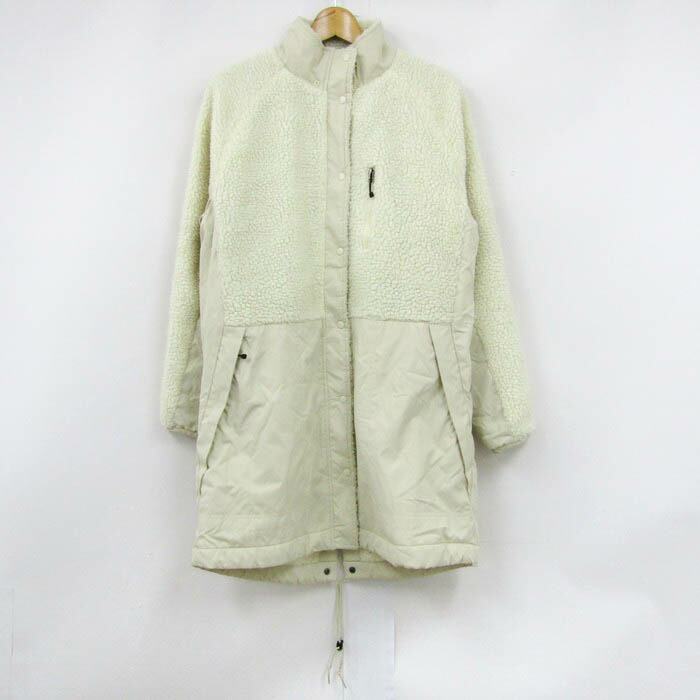 【楽天市場】ワークマン フィールドコア ボアコート LF598 アウター フードなし レディース Mサイズ ベージュ系 WORK MAN ...