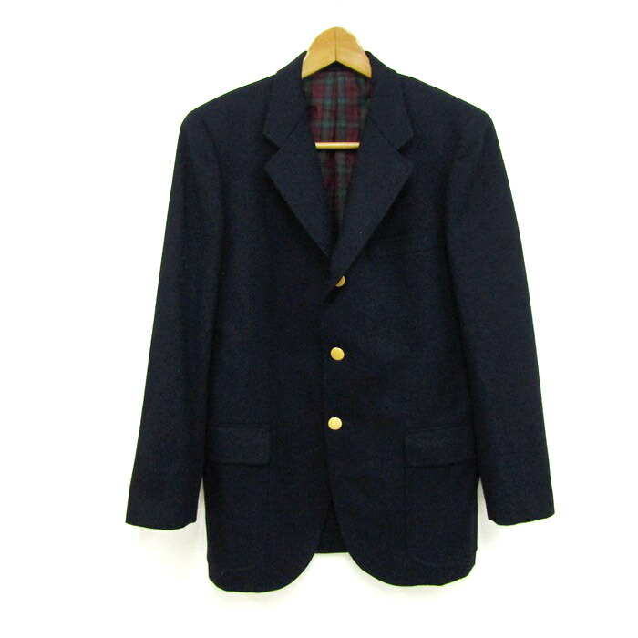 【楽天市場】ウエノイリョウ テーラードジャケット フォーマル ウール混 アウター メンズ 93サイズ ネイビー系 UENO IRYOr 【中古 ...