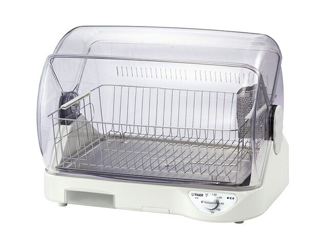 【楽天市場】タイガー 食器乾燥器 食器乾燥器 サラピッカ 熱風乾燥 DHG-S401 ホワイト 大容量 コンパクト Ag 抗菌加工 はし立て 60分タイマー タイガー：タイガー キッチン館 楽天市場店