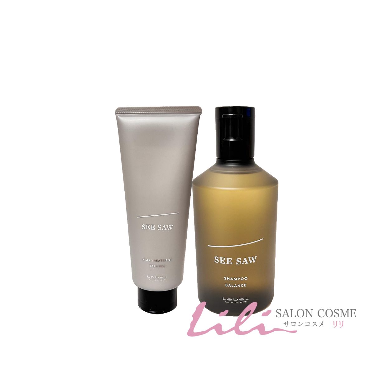 【楽天市場】ルベル SEESAW シーソー ヘア＆スキャルプシャンプーB 250ml / ヘアトリートメントB 200ml セット 美容室・サロン専売品【Lebel】【BALANCE バランス ...