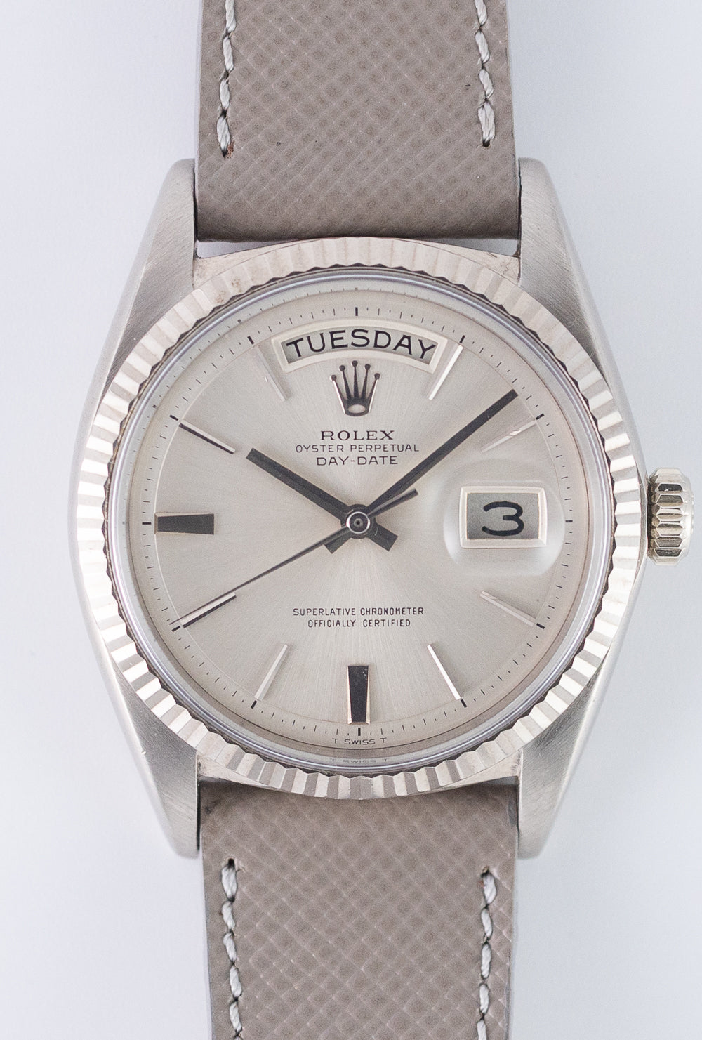【楽天市場】ROLEX DAY-DATE “Doorstop Dial” 18K White Gold Ref.1803【自動巻き ...