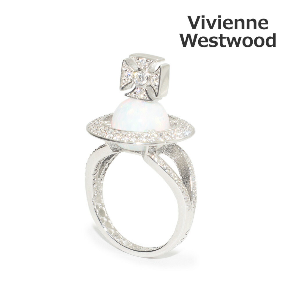【楽天市場】ヴィヴィアンウエストウッド 指輪 リング 6404017K-01P475 シルバー/オパール EABHA RING メンズ ...