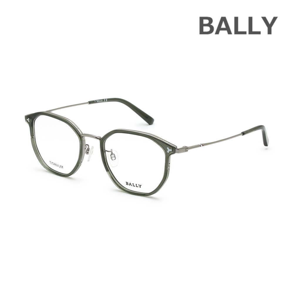 【楽天市場】BALLY バリー メガネ 眼鏡 フレーム のみ BY5065-H/V-020 クリアグレー ノーズパッド メンズ【送料無料 ...