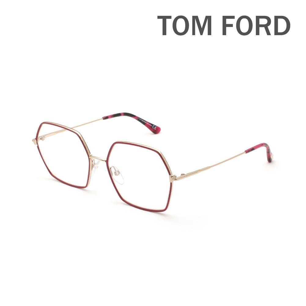 【楽天市場】トムフォード メガネ 伊達眼鏡 フレーム FT5615-B/V-075 55 TOM FORD レディース 正規品 ノーズパッド ...