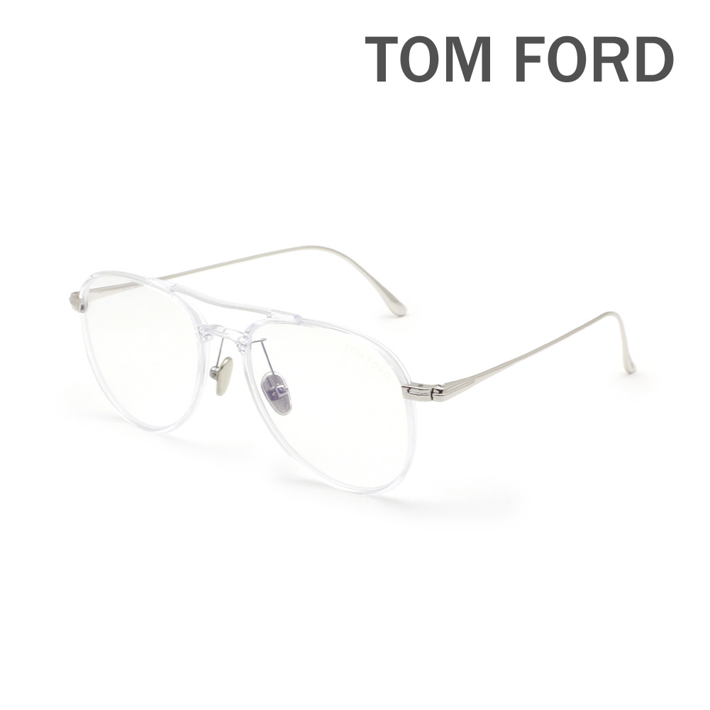【楽天市場】トムフォード メガネ 伊達眼鏡 フレーム FT5666-B/V-026 52 TOM FORD メンズ 正規品 ノーズパッド ...
