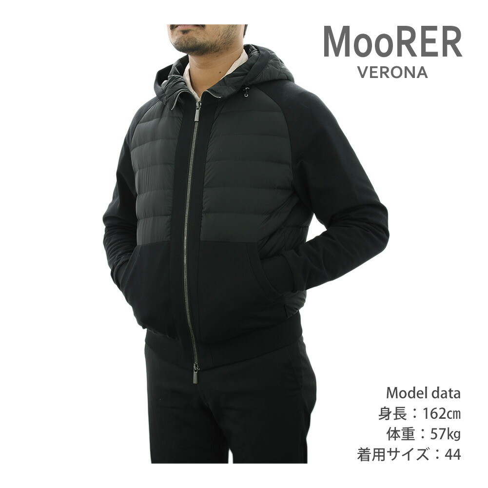 【楽天市場】2025秋冬 MOORER ムーレー ダウンジャケット VERUCCI-S3F NERO ブラック メンズ ブルゾン【送料無料 ...