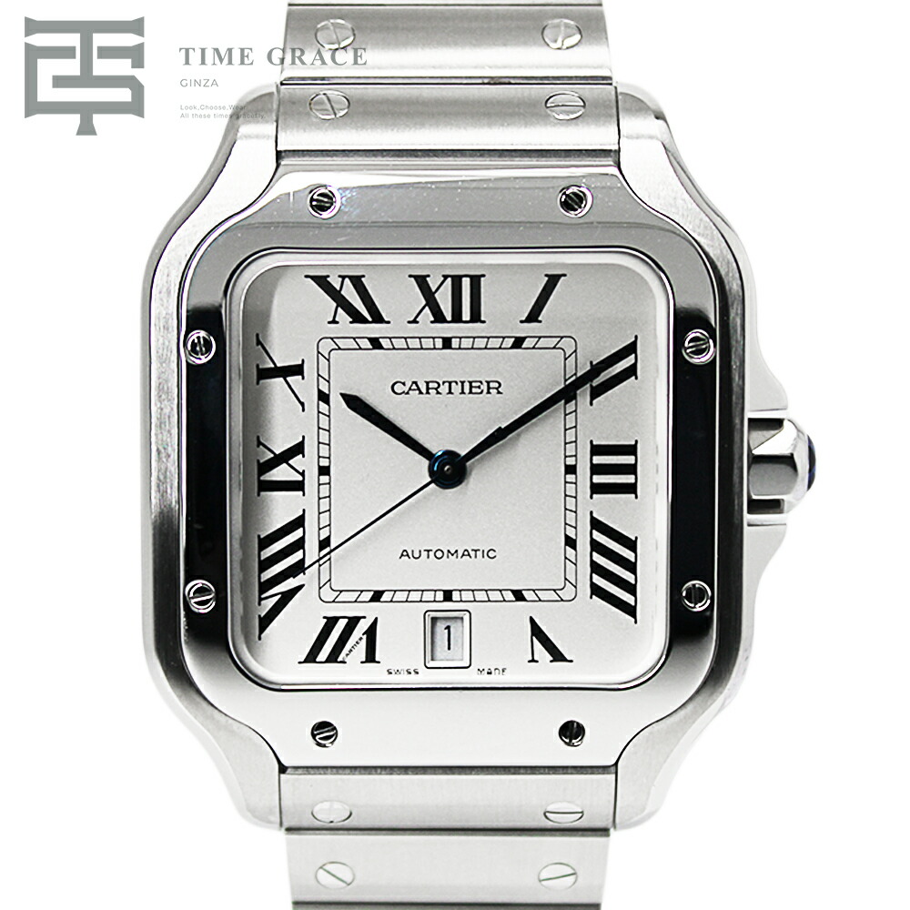 【楽天市場】【中古】CARTIER サントス ドゥ カルティエ LM WSSA0009 Aランク 腕時計 カルティエ [ラッピング可 ...