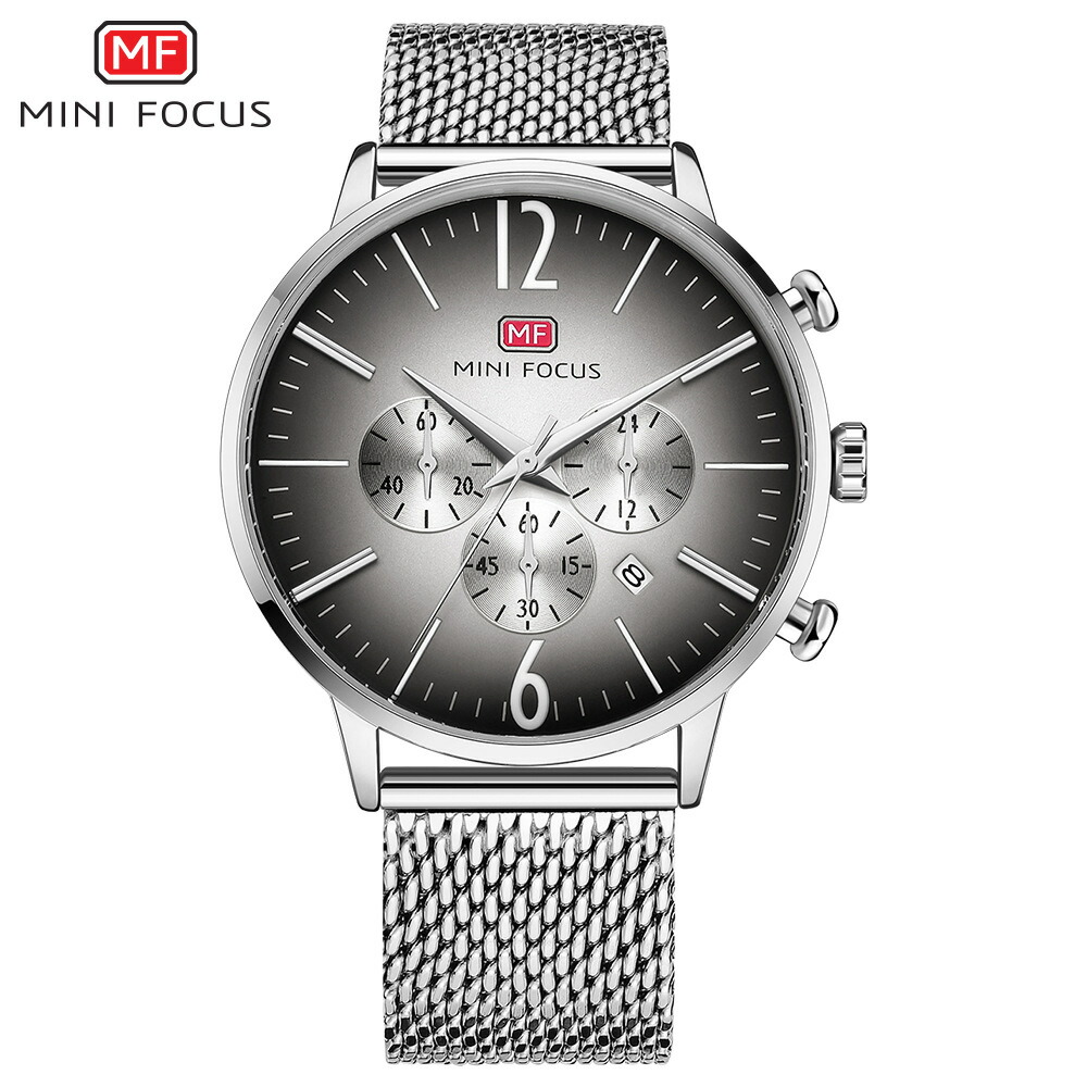 【楽天市場】MINIFOCUS MF0114G ミニフォーカス メンズ 腕時計 時計 クロノグラフ カレンダー ファッション スポーツ 欧米人気 防水 夜光 ブランド プレゼント ギフト用 ...