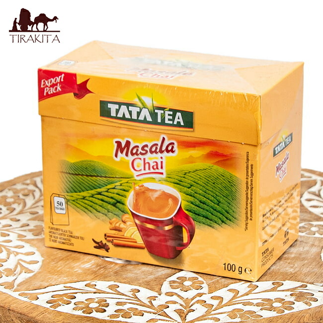 【楽天市場】マサラチャイ TATA TEA MASALA ティーバッグ50包 / インドのお茶 チャイ用 茶葉 CTC TATA（タタ ...